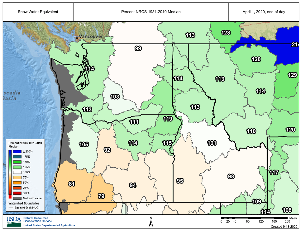 Looking back at Water Year 2020 – The Convergence Zone