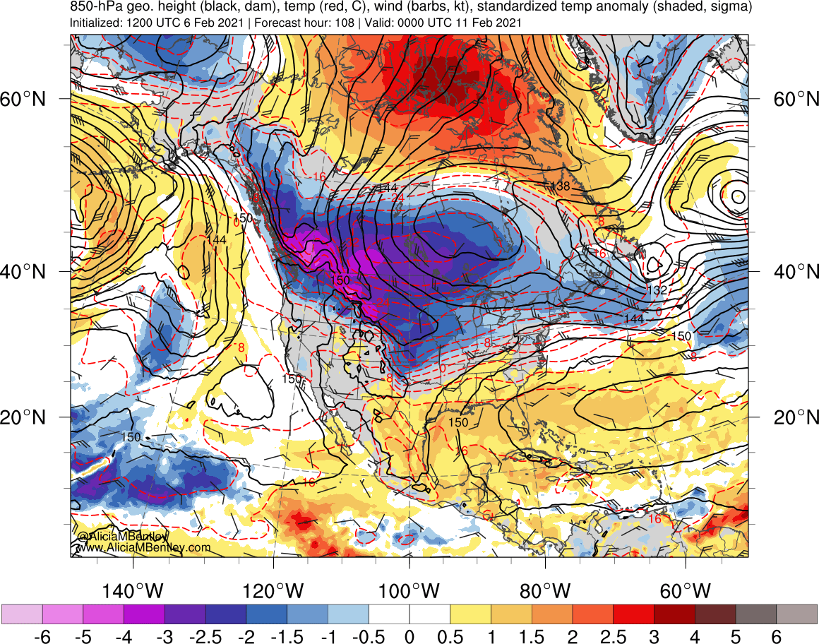 Arctic air heads for the Pacific Northwest – The Convergence Zone
