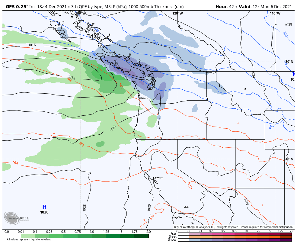 Will it snow in the Seattle area on Monday morning? – The Convergence Zone