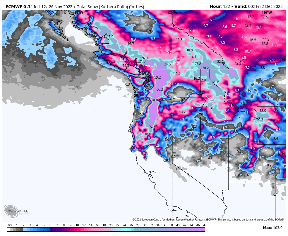 How much lowland snow will fall this Tuesday-Wednesday? – The ...